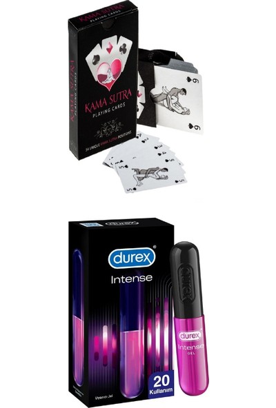 Ozzy Store Kamasutra Kart Oyunu ve Durex Intense Uyarıcı Jel 20 ml Ozzy Store Kamasutra Kart Oyunu ve Durex Intense Uyarıcı Jel 20 ml