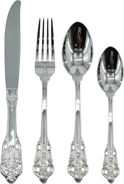 Wanelli HR11251 Lora Sade 84 Parça Çatal Kaşık Bıçak Seti Wanelli HR11251 Lora Sade 84 Parça Çatal Kaşık Bıçak Seti