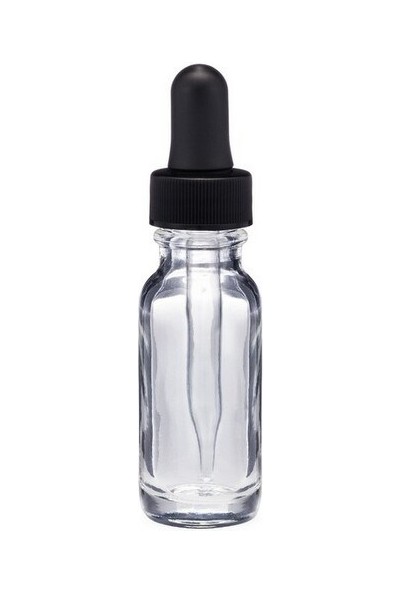 Plazma Cam Damlalıklı Şeffaf Cam Şişe 10 ml