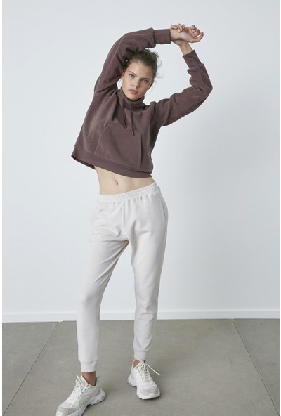 Penti Krem Rengi Soft Velvet Jogger Pantolon Penti Krem Rengi Soft Velvet Jogger Pantolon