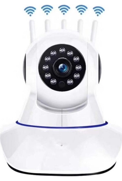 Angeleye KS-516 5 Antenli Gece Görüşlü Hd 360 Derece Wifi Ip Kamera Angeleye KS-516 5 Antenli Gece Görüşlü Hd 360 Derece Wifi Ip Kamera