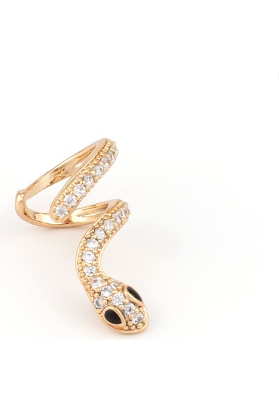 Uslada Bijoux House Yılan Kıkırdak Küpe Tek