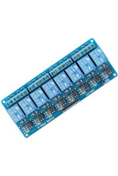 Elektromall Röle Modülü - 8 Kanal 12V Arduino Elektromall Röle Modülü - 8 Kanal 12V Arduino