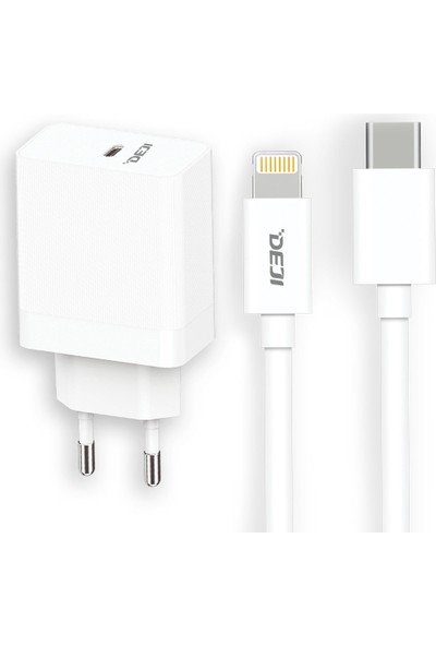 Deji iPhone 11 / 11 Pro / 13 Mini Şarj Aleti/Cihazı Set 18W Lightning Deji iPhone 11 / 11 Pro / 13 Mini Şarj Aleti/Cihazı Set 18W Lightning
