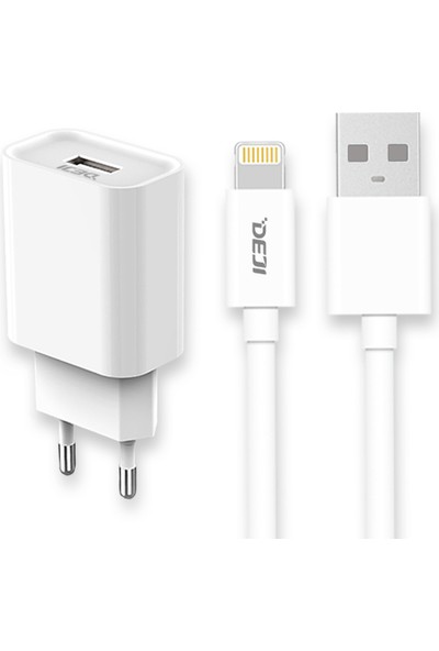 Deji iPhone 7 Plus / 8 Plus Şarj Aleti/Cihazı Seti 5W Lightning Deji iPhone 7 Plus / 8 Plus Şarj Aleti/Cihazı Seti 5W Lightning