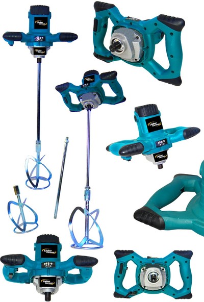 Lieber German Teknoloji 3400 W 6 Kademe Devir Ayarlı Elektirikli Alçı Boya ve Harç Karıştırıcı Mikser Lieber German Teknoloji 3400 W 6 Kademe Devir Ayarlı Elektirikli Alçı Boya ve Harç Karıştırıcı Mikser