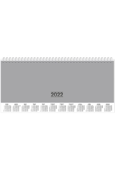 Keskin Color 2022 Plastik Kapak Haftalık Spiralli Masa Takvimi 12 x 33.5 cm Antrasit Aj-80 Keskin Color 2022 Plastik Kapak Haftalık Spiralli Masa Takvimi 12 x 33.5 cm Antrasit Aj-80