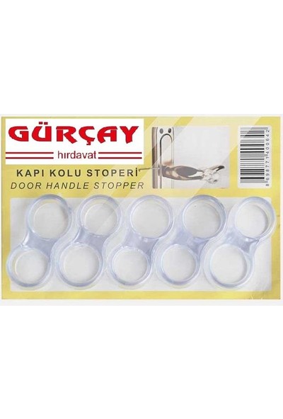 Gürçay Kapı Pencere Stoperi Silikon 5'li