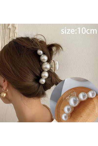 Mingy Kadın Büyük Incili Mandal Toka