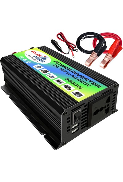 Shopfocus Zirveleri Güç 3000 W Modifiye Sinüs Invertör Yüksek (Yurt Dışından) Shopfocus Zirveleri Güç 3000 W Modifiye Sinüs Invertör Yüksek (Yurt Dışından)