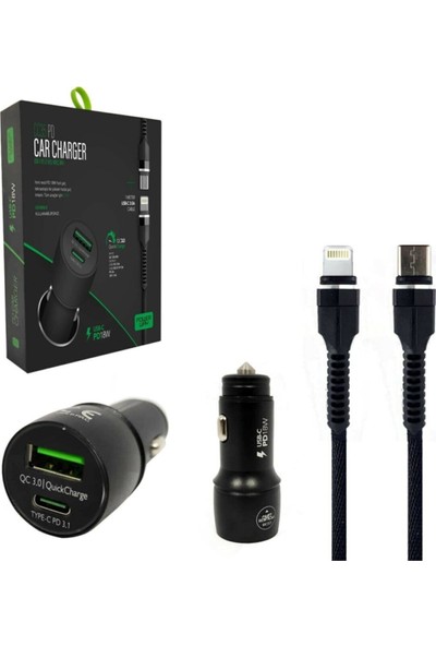 Powerway Byn Ticaret Powerway CC35 Type-Usb Çakmaklık Hızlı Araç Şarjı