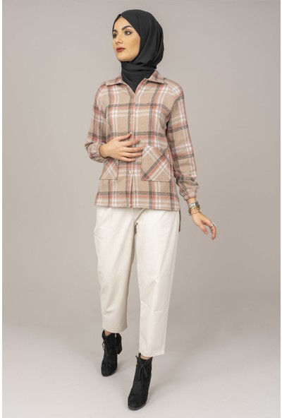 Markosin Kadın Ekose Desenli Oduncu Gömleği 1376 Markosin Kadın Ekose Desenli Oduncu Gömleği 1376