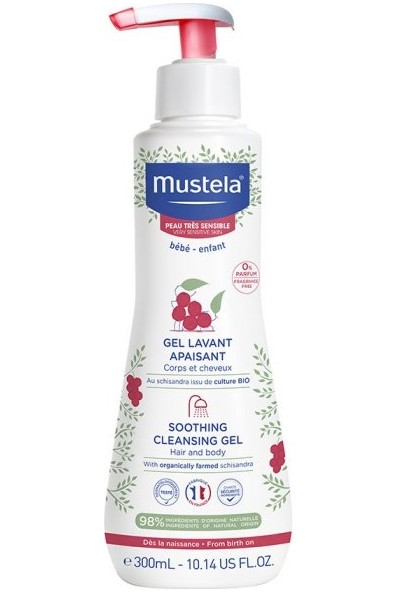Mustela Çok Hassas Ciltler Için Jel Şampuan 300 ml