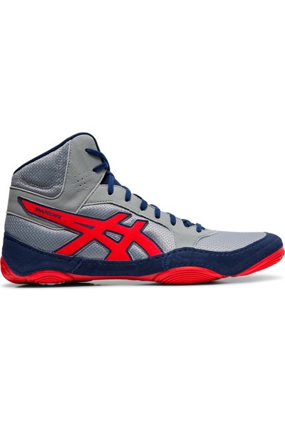 Asics Erkek Gri Kırmızı Güreş Ayakkabısı