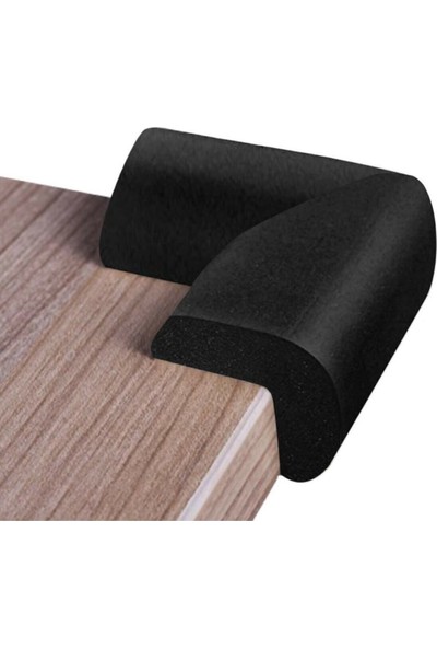 İndirim Hareketi 10'lu Çocuk Güvenlik Sehpa Köşe Koruyucu Sünger Aparat Siyah