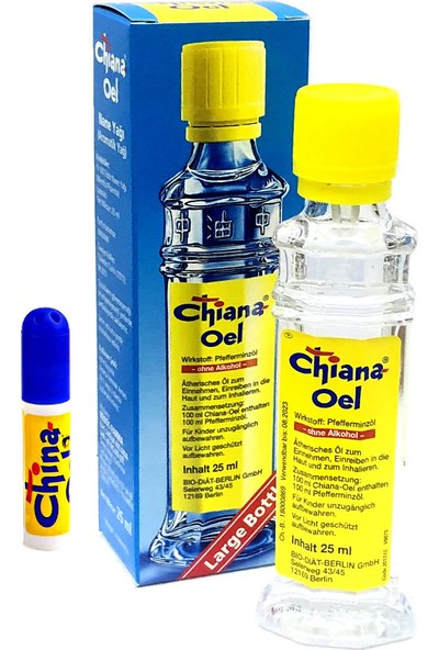 China Oel Çin Yağı 25 ml