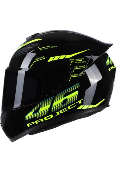 Shopfocus Motosiklet Kaskı Tam Yüz Hızlı Sokak Kask Yetişkin (Yurt Dışından)