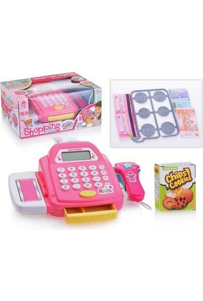 Berat Toys Oyuncak Yazar Kasa Hesap Makineli Aksesuarlı Pilli Yazar Kasa