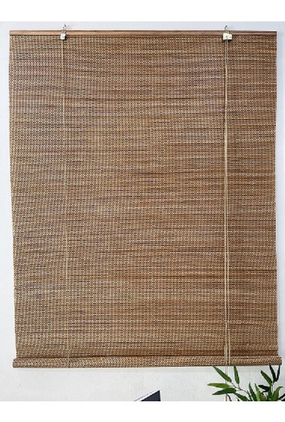 Bahçem Bambu Stor Perde Açık Kahverengi 60 x 180 cm