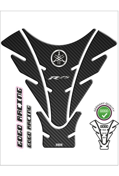 Yamaha Yzf - R25 2019-2021 Tank Pad 001 (R25-19TP001) Yamaha Yzf - R25 2019-2021 Tank Pad 001 (R25-19TP001)