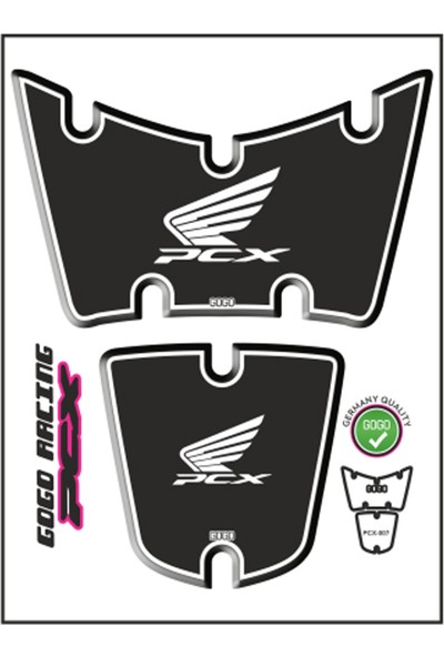 Honda Pcx 2014-2017 Tank Pad 007 (PCXTP007) Honda Pcx 2014-2017 Tank Pad 007 (PCXTP007)