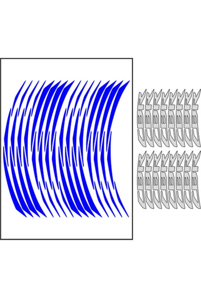 Honda Reflektör Mavi Cbr Jant Şeridi (CBRŞRT013)
