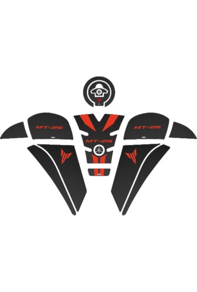 Yamaha MT25 2020 Tank Pad Set Yamaha MT25 2020 Tank Pad Set
