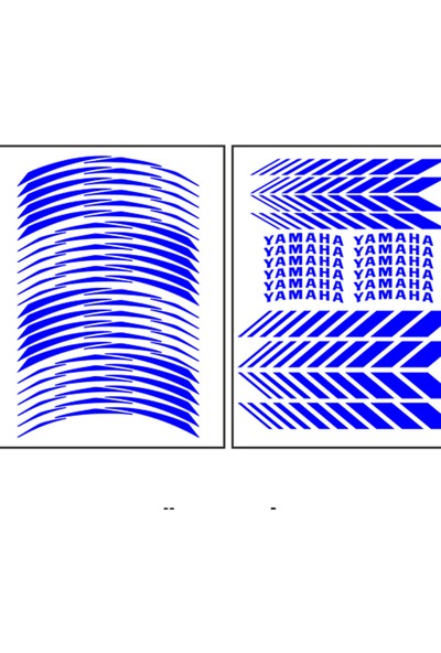 Yamaha Reflektör Mavi Yamaha Racing Şerit (RCGŞRT027) Yamaha Reflektör Mavi Yamaha Racing Şerit (RCGŞRT027)