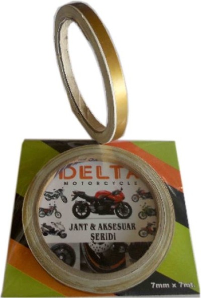 SEVEN KARDEŞLER Altın 7cm x 7 M Opak Jant Şeridi SEVEN KARDEŞLER Altın 7cm x 7 M Opak Jant Şeridi