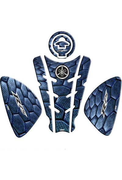 Yamaha Yzf - R25 2014-2018 Tank Pad Set 003 (R25SET003) Yamaha Yzf - R25 2014-2018 Tank Pad Set 003 (R25SET003)