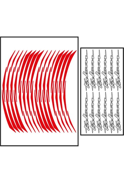 Pulsar Reflektör Kırmızı Pulsar Jant Şeridi Pulsar Reflektör Kırmızı Pulsar Jant Şeridi