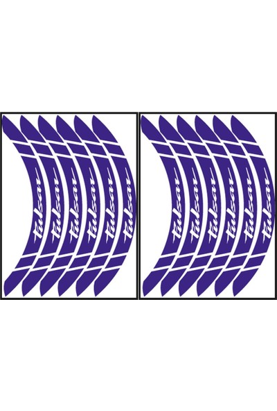 Pulsar Reflektör Mavi Pulsar Büyük Jant Şeridi