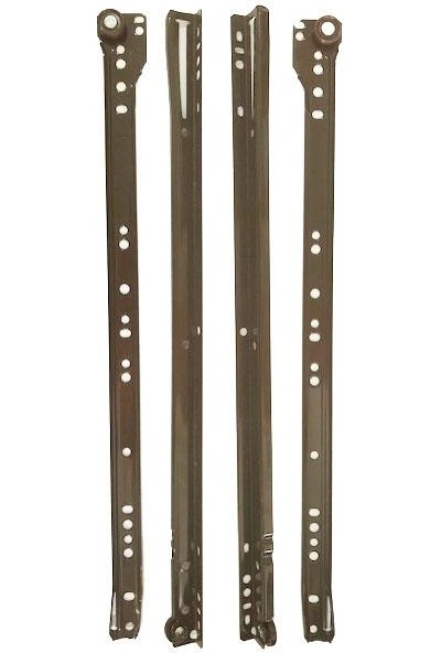 Samet Kahverengi Çekmece Rayı 50 cm