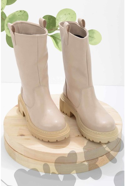 Bambi Nude Kadın Bot & Bootie K028260105