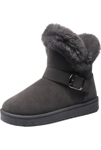 Perry Ella Kadın 1204 Düşük Tüp Kalın Kar Botu Gri 36 (Yurt Dışından)