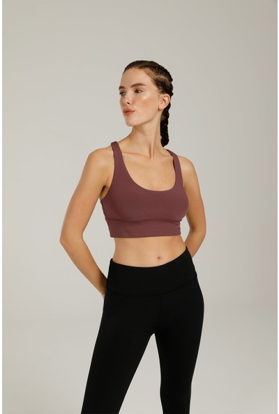 Lumberjack CT689 Carla Sports Bra 1p K Murdum Kadın Sporcu Sütyeni