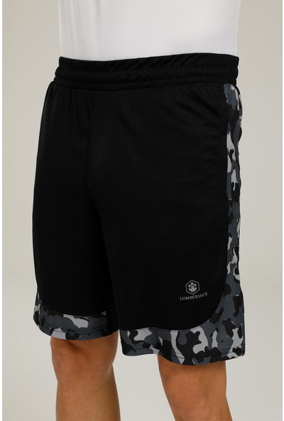 Lumberjack CT753 Army Camo Short 1pr Siyah Erkek Şort Lumberjack CT753 Army Camo Short 1pr Siyah Erkek Şort
