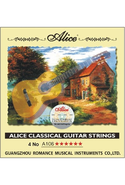 Alice A106-H Klasik Gitar Teli (Takım)