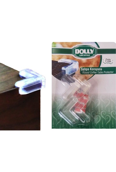 Dolly Köşe Sehpa Koruyucu Yuvarlak