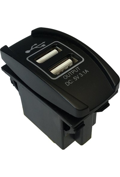 Allestock Su Geçirmez Çift USB 12V Araç Şarj Soketi Allestock Su Geçirmez Çift USB 12V Araç Şarj Soketi