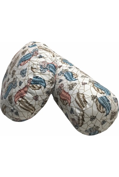 Remege Meditasyon Minderi & Bolster Minderi Ikili Set %100 Duck Kumaş