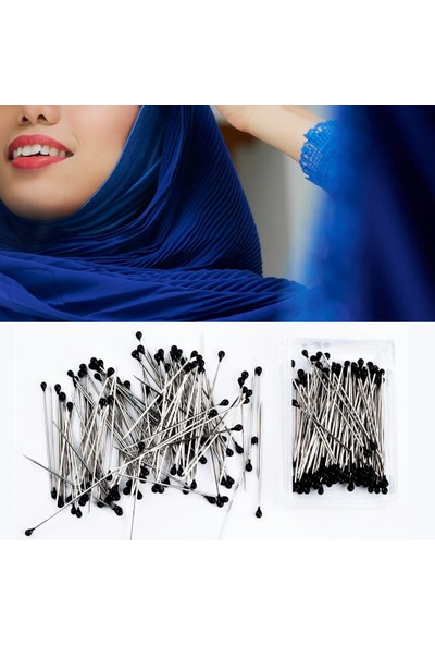 Xolo 1000 Adet Siyah Türban Iğnesi Toplu Iğne