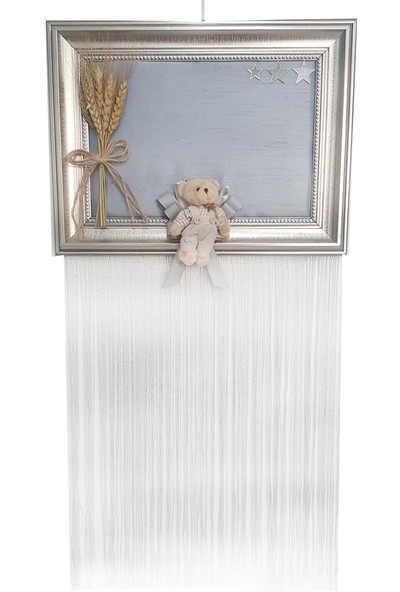 Partipan Bebek Kapı Süsü Başaklı Gümüş Partipan Bebek Kapı Süsü Başaklı Gümüş