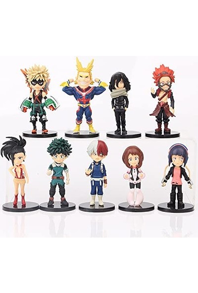 Zppld 9 Adet My Hero Academia Anime Figürü 3.9 Inç (Yurt Dışından) Zppld 9 Adet My Hero Academia Anime Figürü 3.9 Inç (Yurt Dışından)