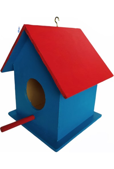 Değerli Hobi Ahşap Kuş Yuvası Dış Mekan Suya Dayanıklı Büyük Boy