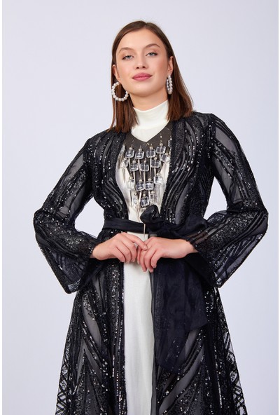 Hcr Collection Hcrcollection Pul Payet Siyah Uzun Kap