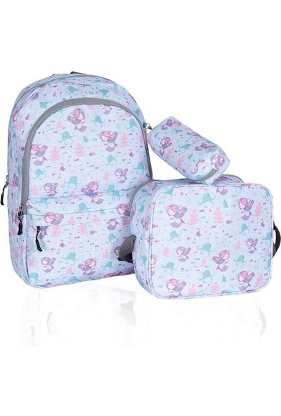 Cambridge Polo Club Beslenmeli Kalemlikli Okul Çanta Seti Cambridge Polo Club Beslenmeli Kalemlikli Okul Çanta Seti