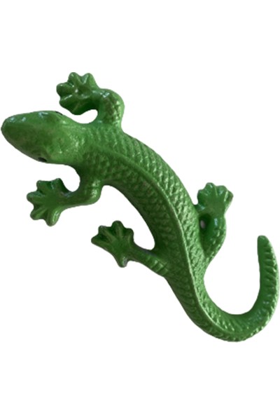 Ant Döküm Geko Uğur Getiren Yeşil Döküm Aksesuar