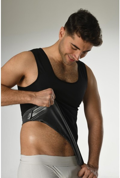 Vonda Wear 25627-1 Sauna Etkili Gri Erkek Atlet