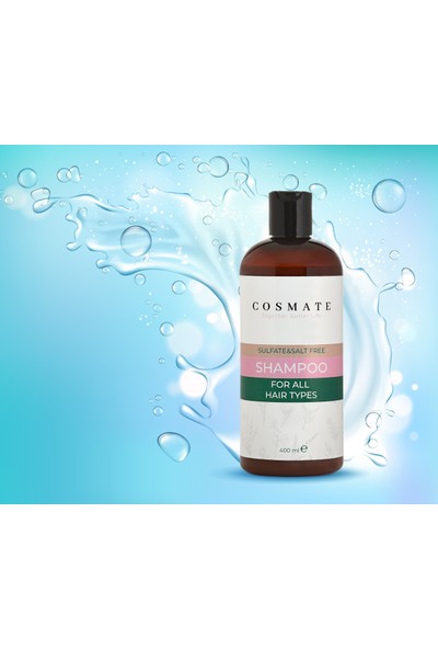 Cosmate Sülfatsız ve Tuz Içermeyen Tonik Etkili Şampuan 400ML